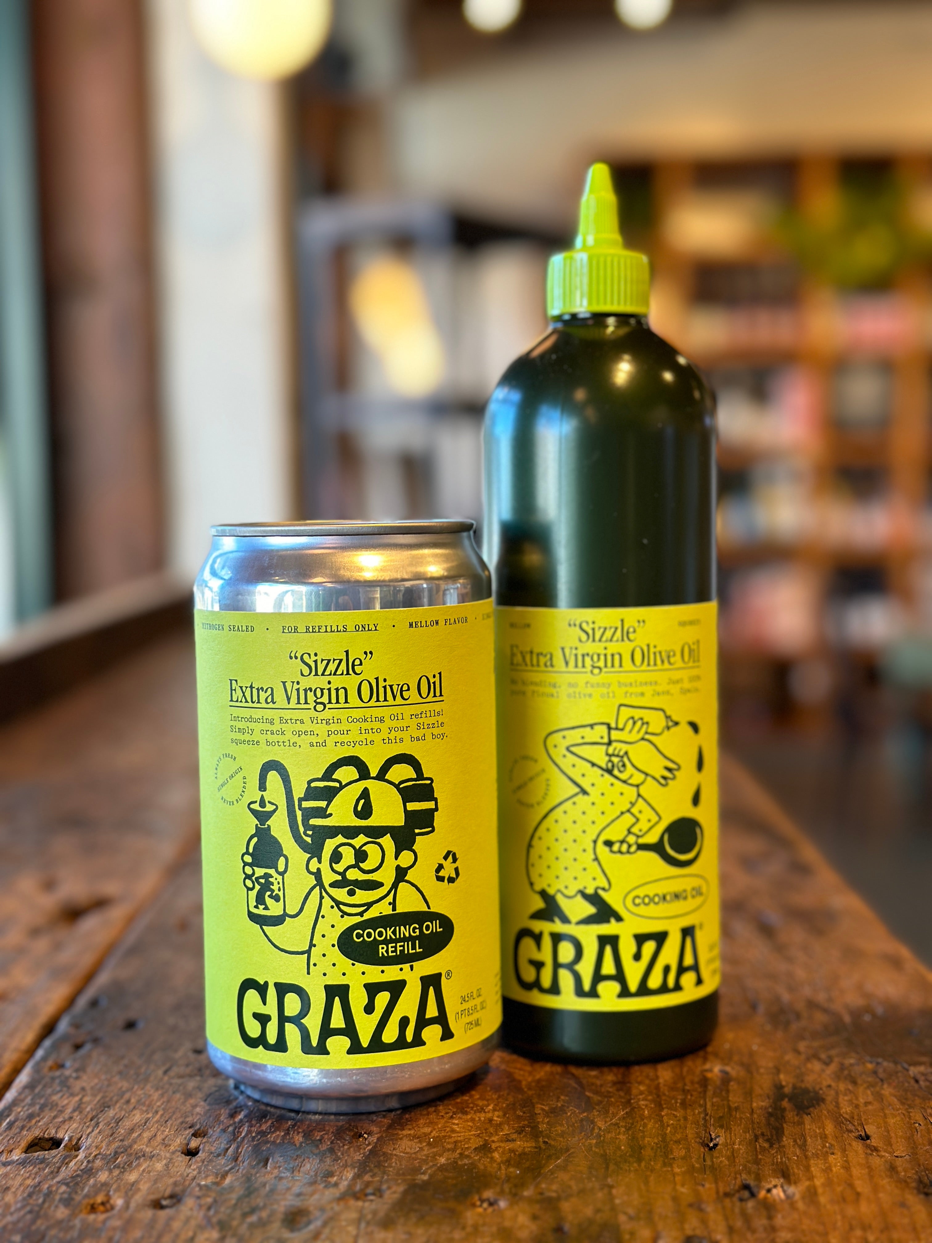 GRAZA "SIZZLE" EVOO COOKING OIL | Joppa Fine Foods