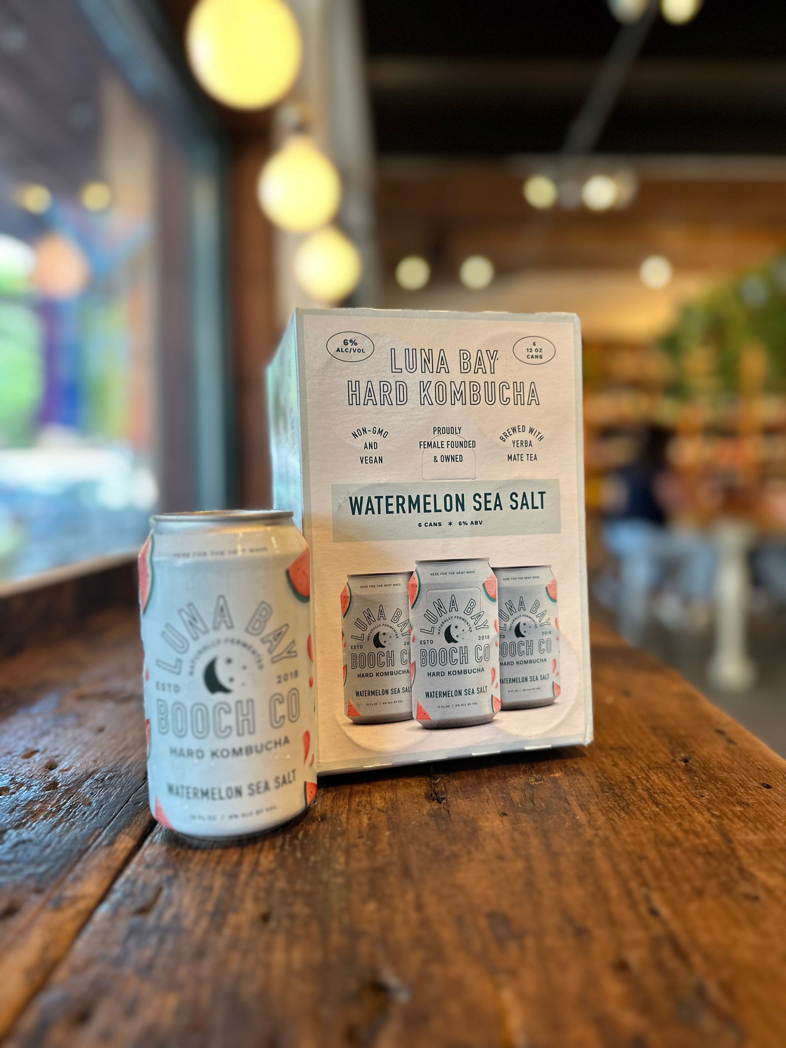 LUNA BAY WATERMELON SEA SALT HARD KOMBUCHA | Joppa Fine Foods